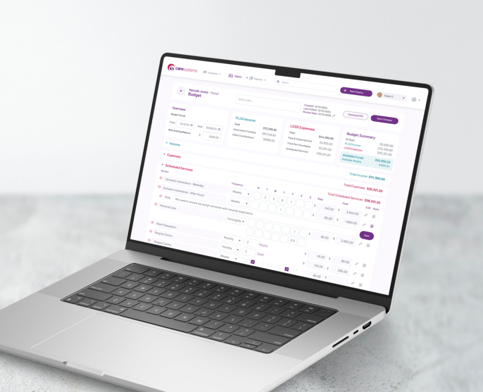 Solutions - Client Onboarding - Care Systems - Aged Care Management ...